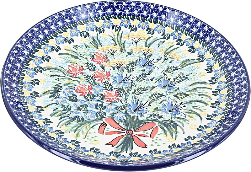 e Polish Pottery Barnyard Rooster Dinner Plate - Walmart.com