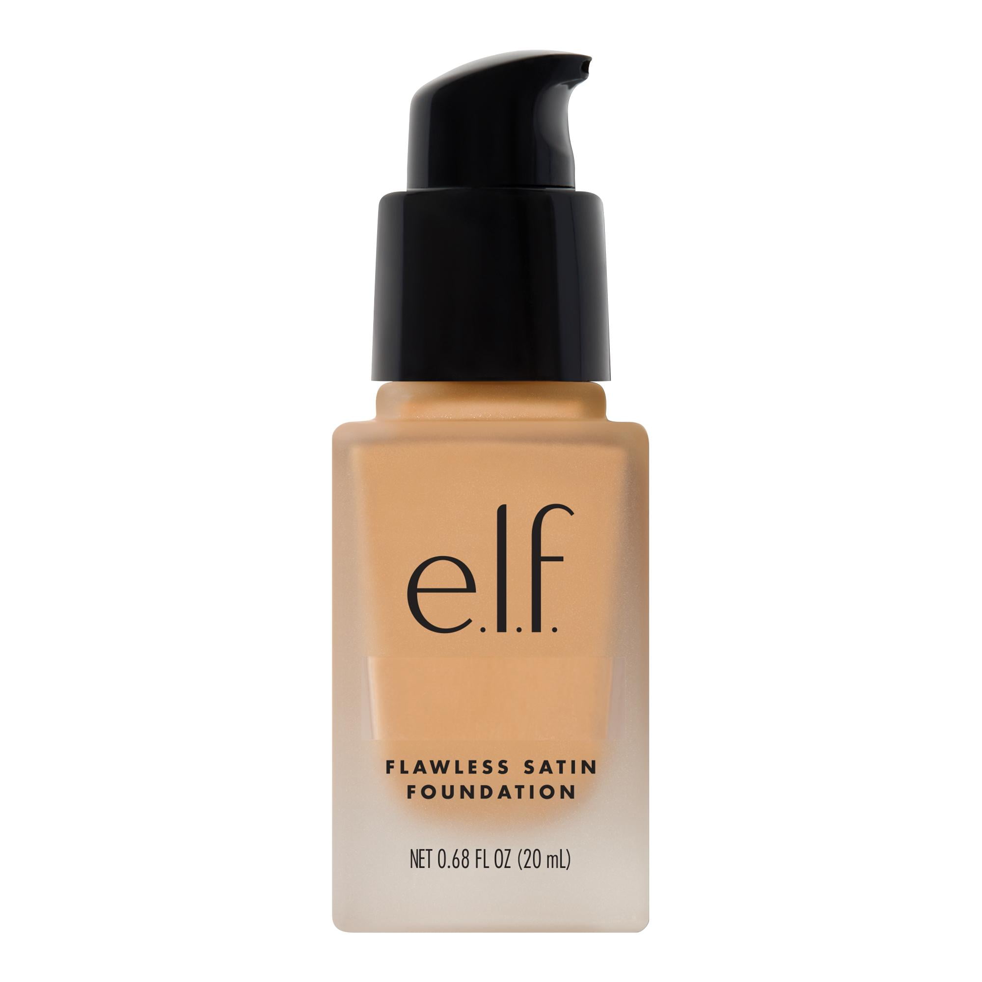 e.l.f. Flawless Satin Foundation, Custard, 0.68 fl oz - Walmart.com