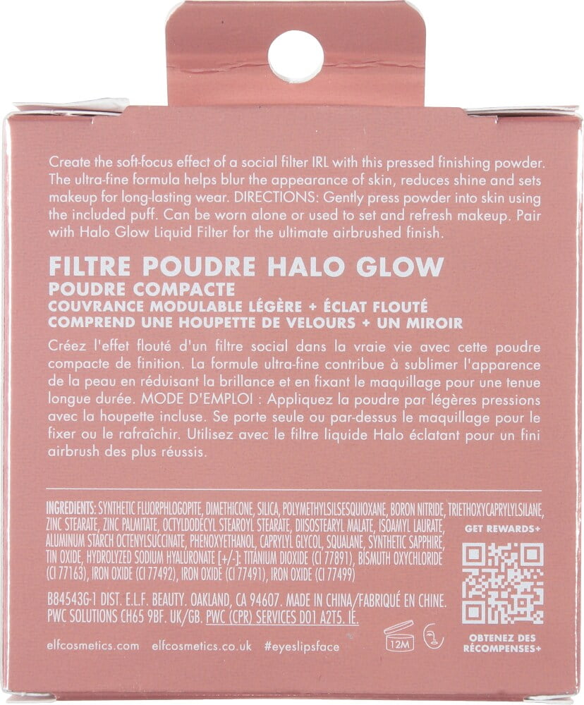 e.l.f. Halo Glow Powder Filter Pressed Powder 84543 Fair Neutral Cool ...