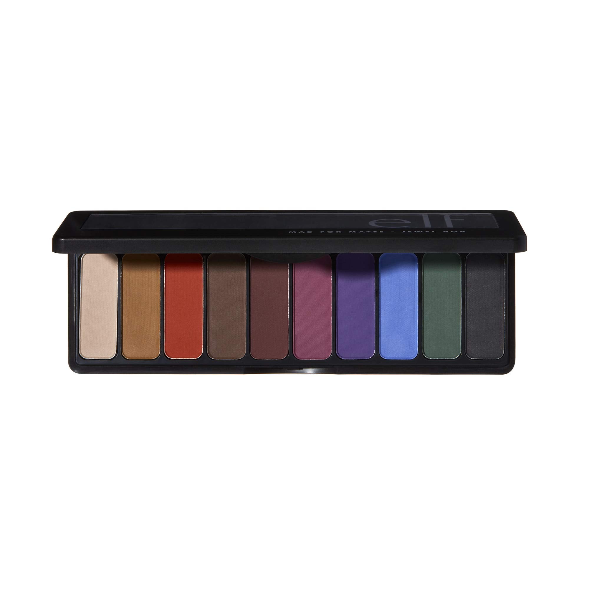 e.l.f. Mad For Matte Eyeshadow Palette, 10 Shades, Jewel Pop, 0.49 ...
