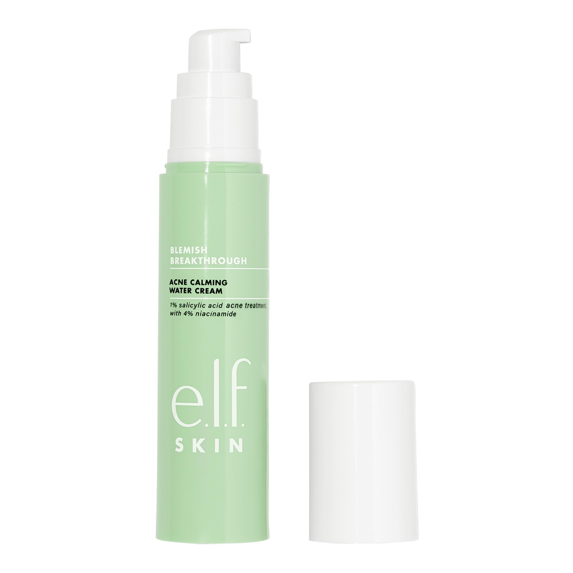 e.l.f. Acne Calming Water Cream, Blemish Breakthrough, 1.69 fl oz ...