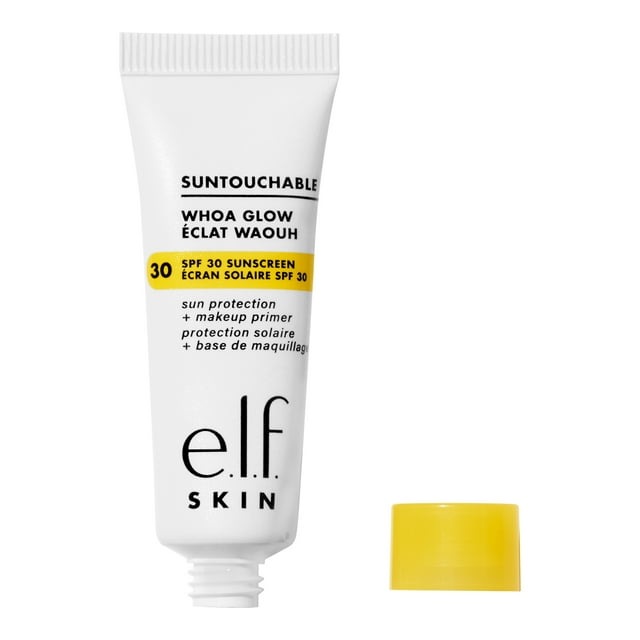 e.l.f. SKIN Suntouchable Whoa Glow SPF 30 Sunscreen & Primer Mini ...