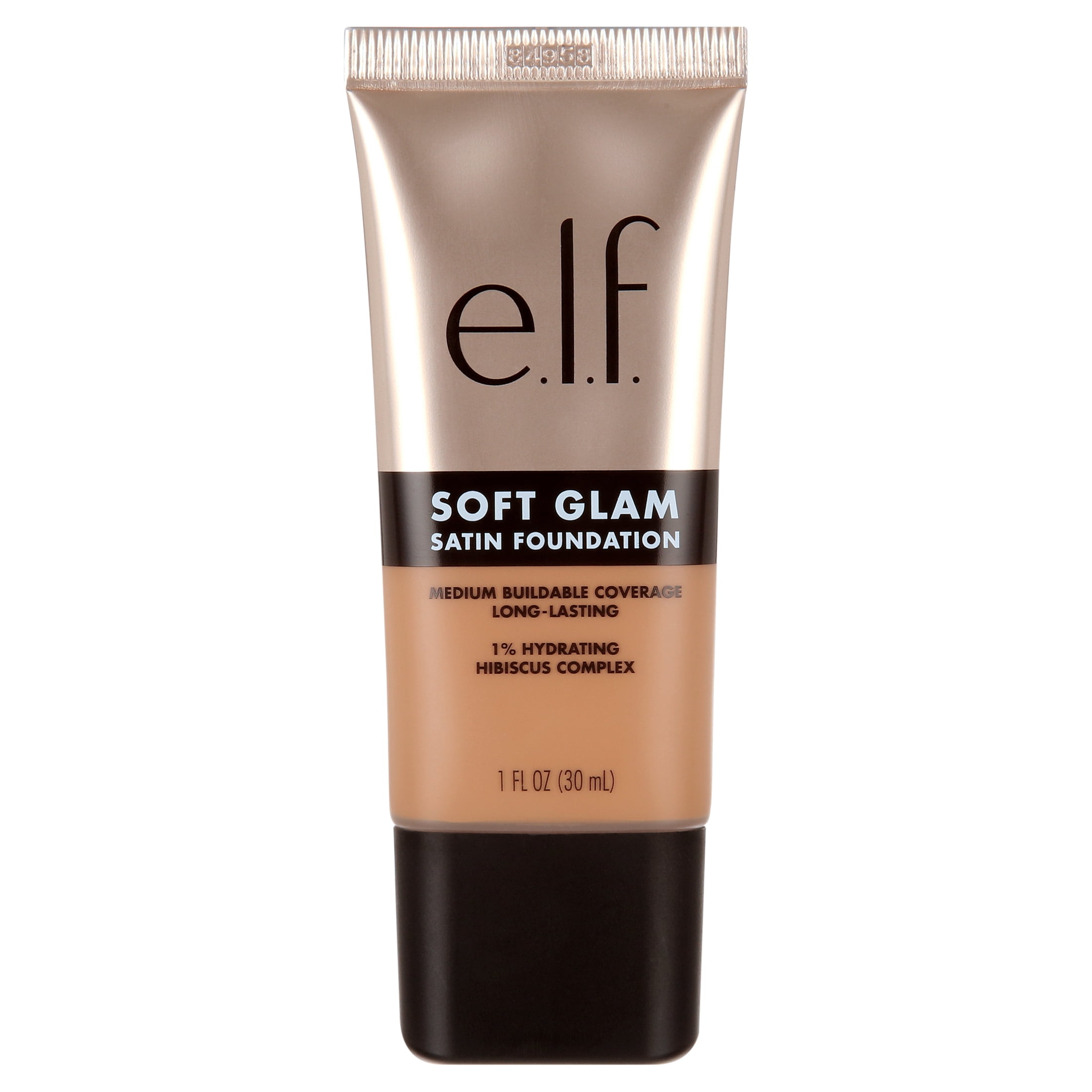 e.l.f. Cosmetics Soft Glam Satin Foundation 45 Tan Warm 1 fl oz long ...