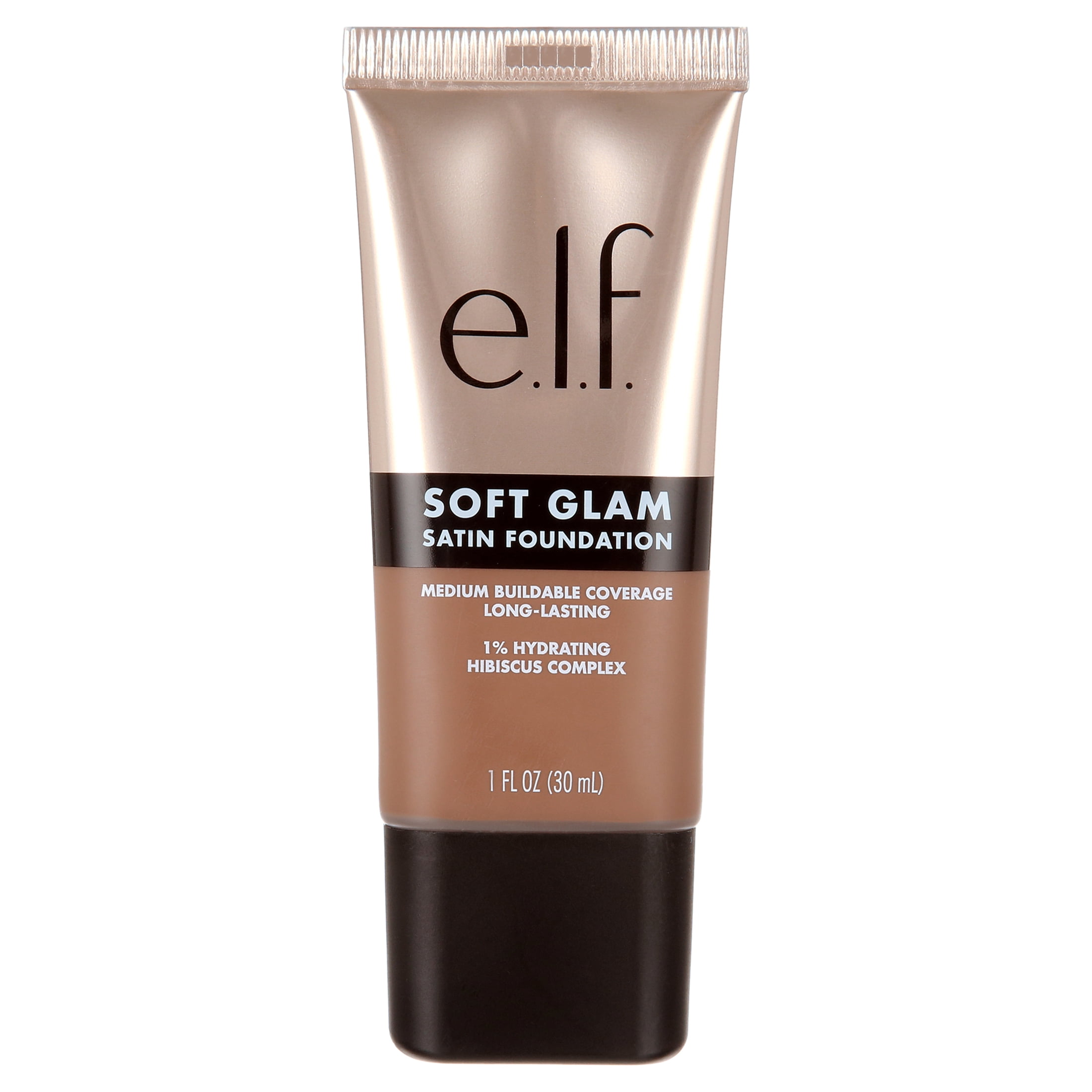 e.l.f. Soft Glam Satin Foundation 54 Deep Neutral 1 fl oz long-wearing ...