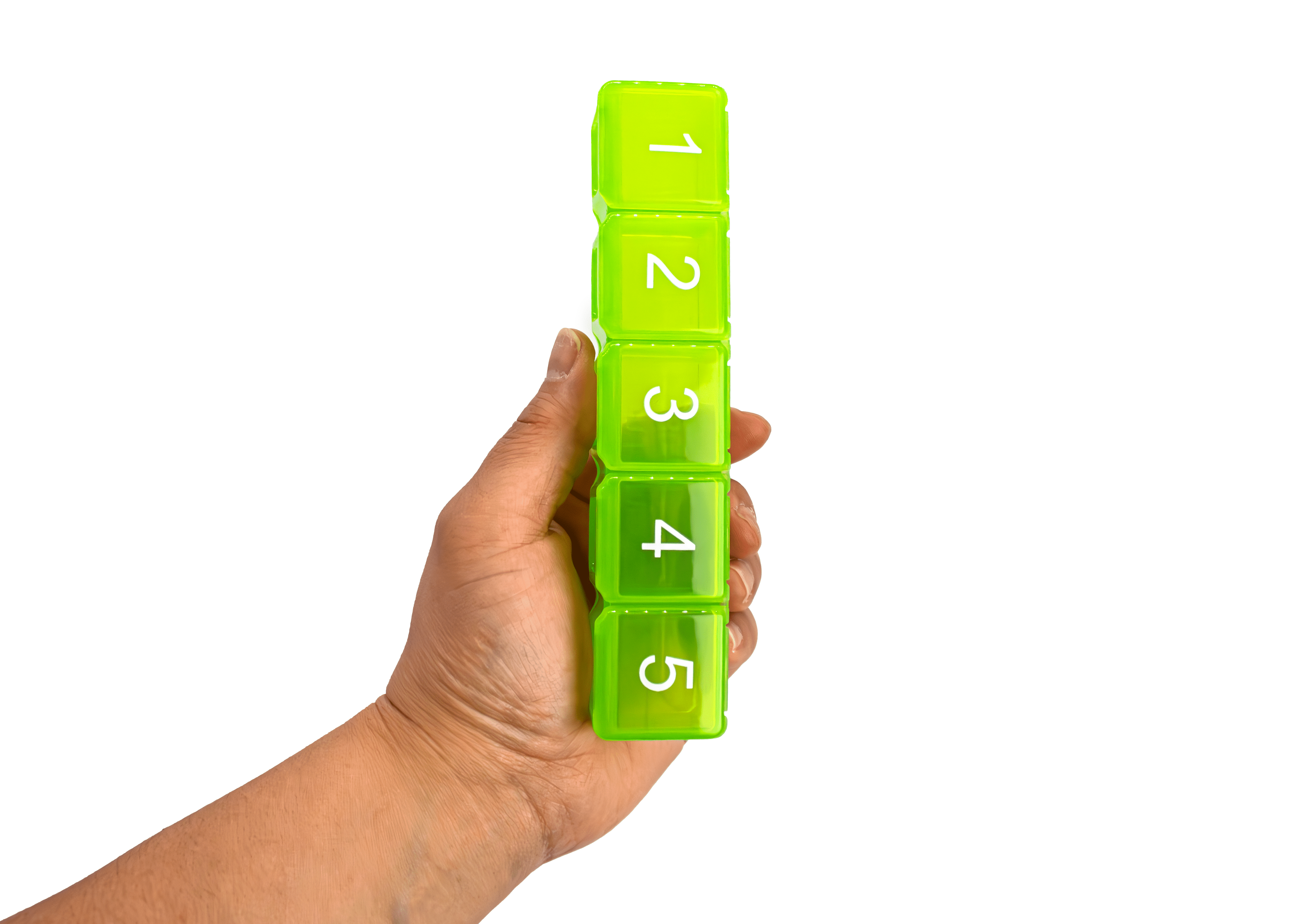 e-pill 5 x 7 Large Pillbox Green Translucent Color Pill Organizer ...