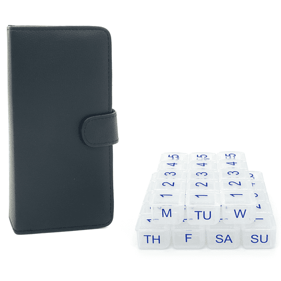 e-pill Compact Weekly Pill Organizer - 7 Day x 5 Compartments per Day ...