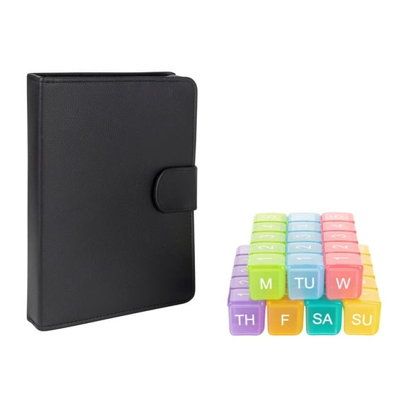 e-pill Large 5 Daily Doses Weekly Pill Organizer System, 7x5 Capacity ...