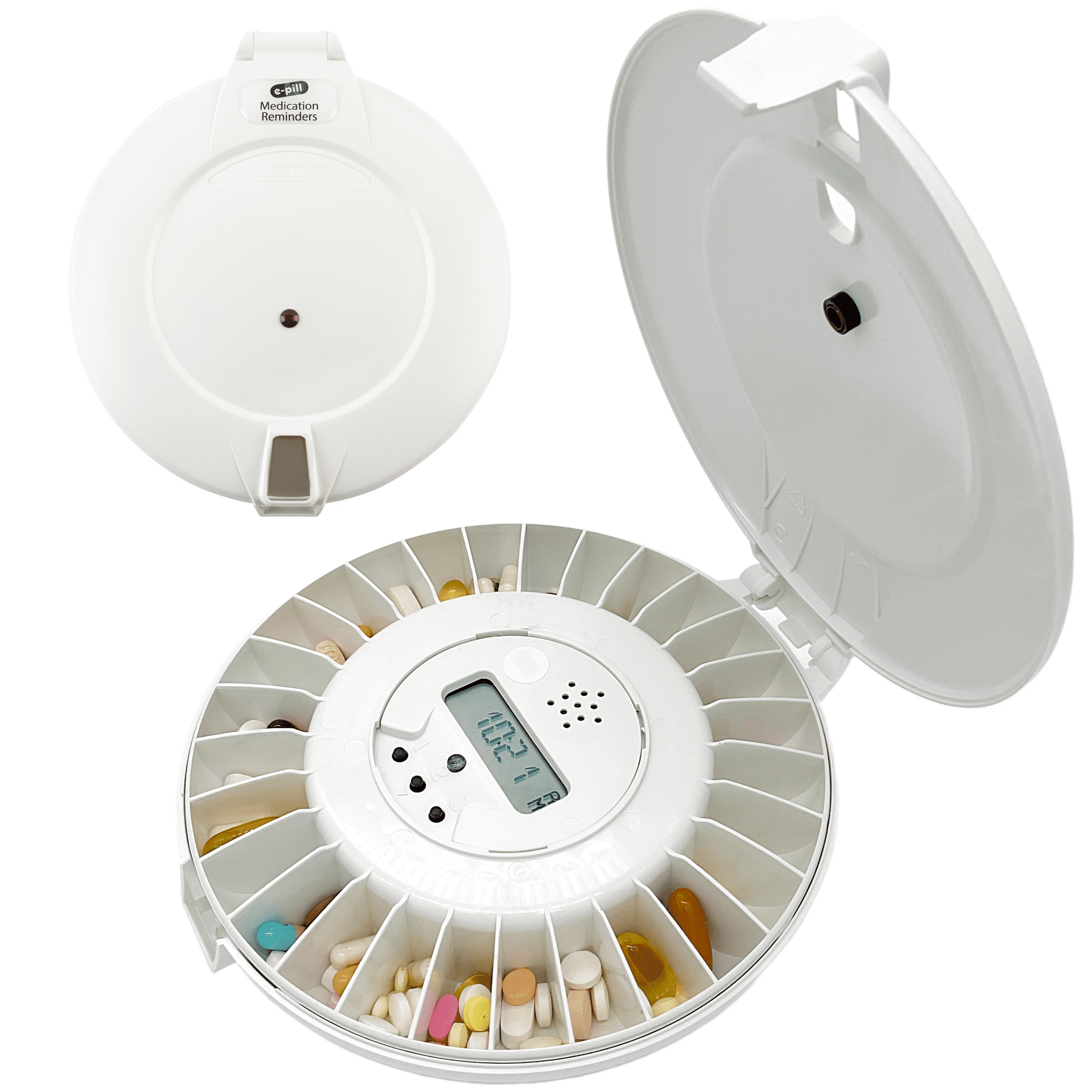 e-pill MedTime Advanced Locked Automatic 28-Day Pill Organizer with ...