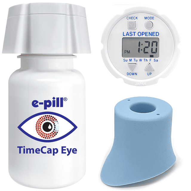 e-pill Time Cap Eye Drop Reminder and Guide - Last Opened Time Stamp ...