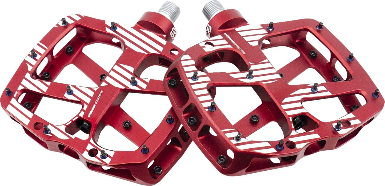 e*thirteen Red Aluminum Plus Pedals (PD2UPA-101) - Walmart.com