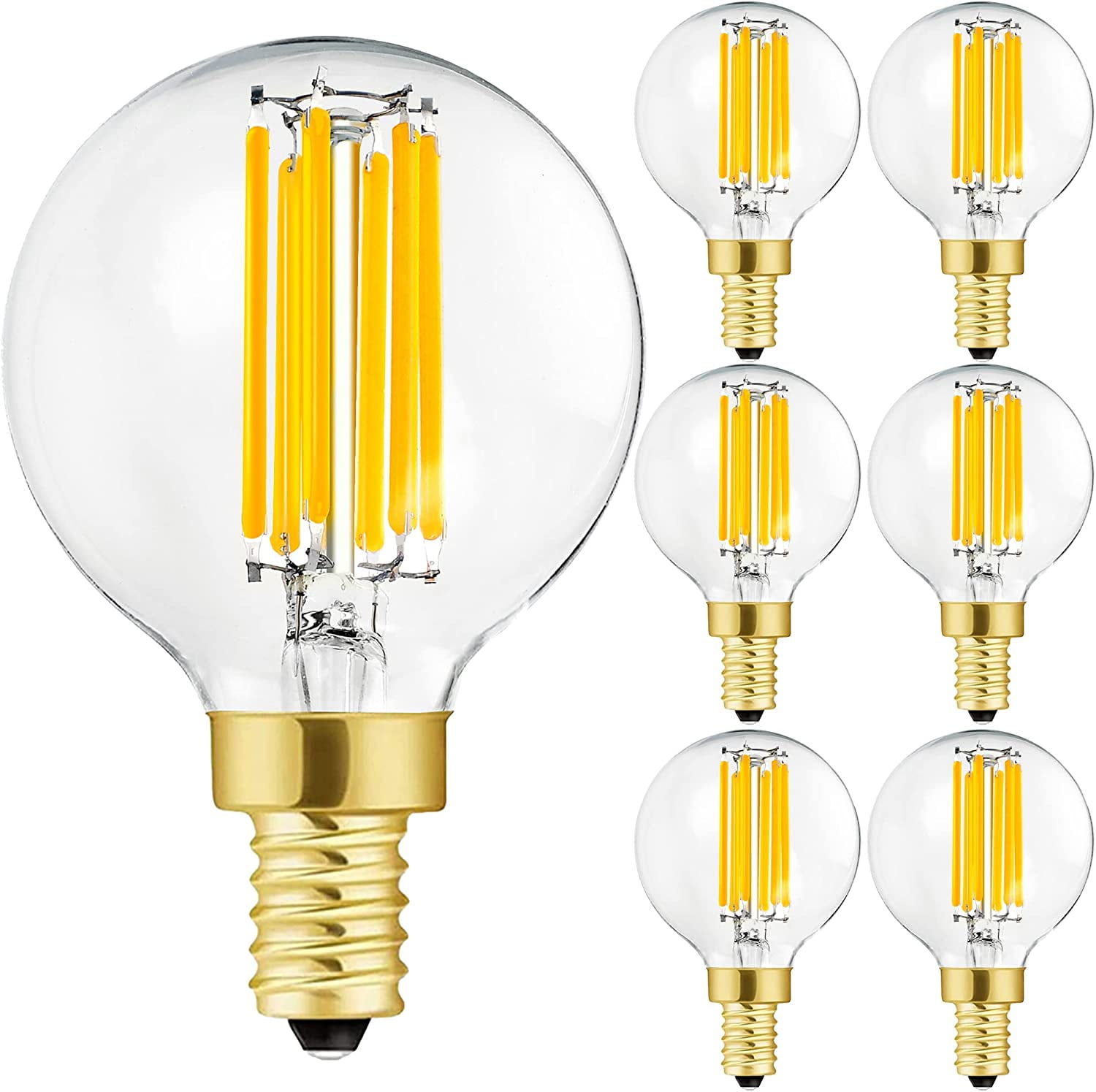 e12 led Bulb dimmable g16.5 Light Bulb 6W Equal 60 Watt 600lm AC120V ...