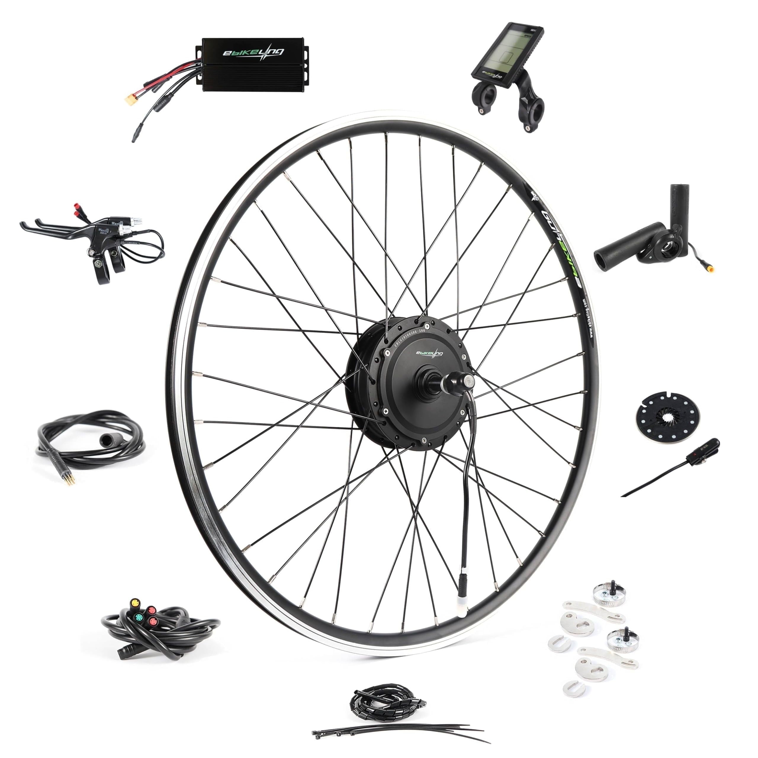 eBikeling 36V 700C Front 500 Watt Ebike Conversion Kit, Electric Bike ...