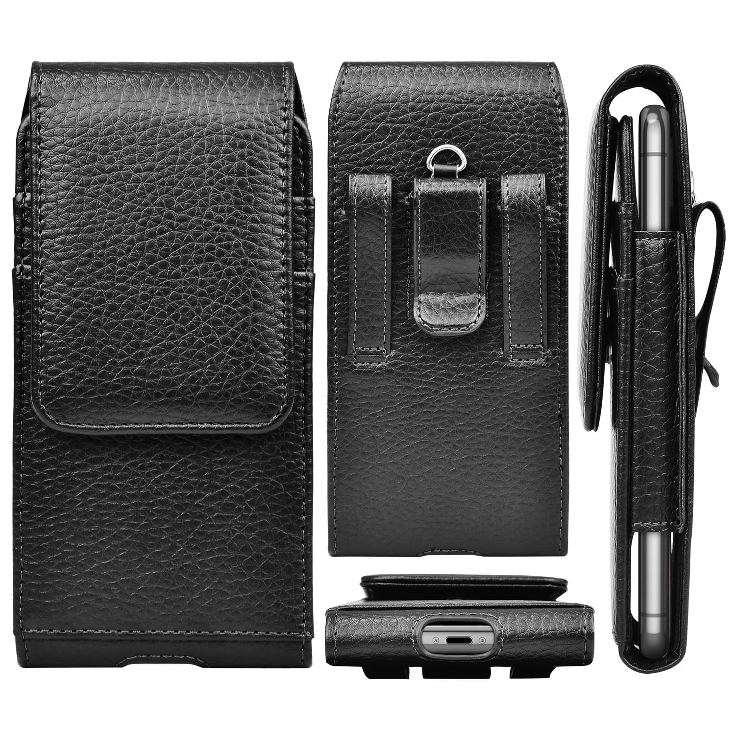 eBizWare Leather Cell Phone Pouch for Samsung Galaxy Series, G Pure ...