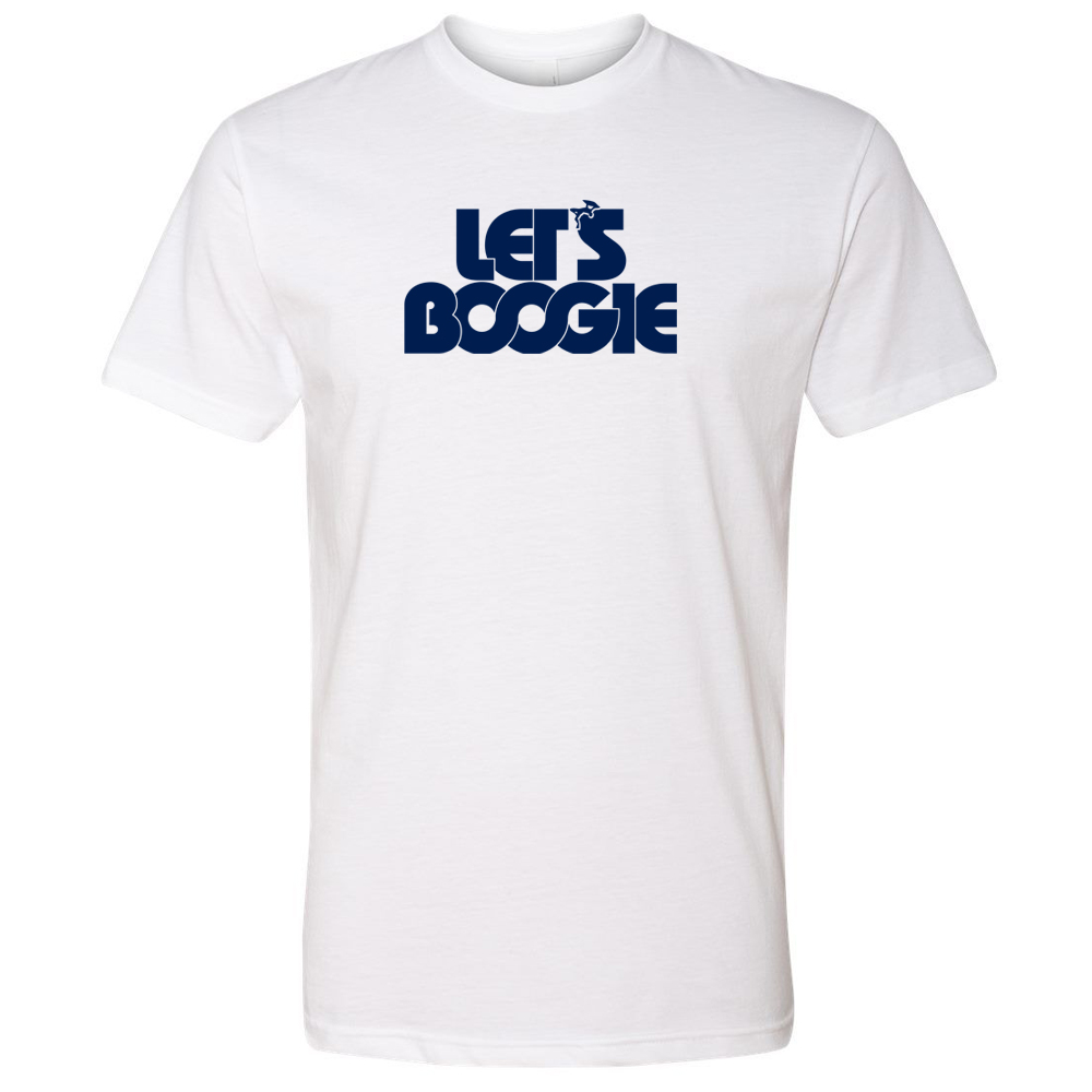 eBodyboarding Let's Boogie White T-Shirt XL -Navy Logo - Walmart.com