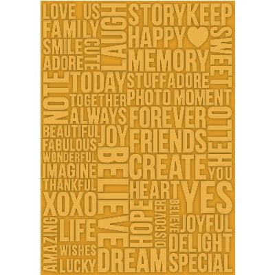 eBosser Embossing Folders Letter Size By Teresa Collins-Beautiful Words ...