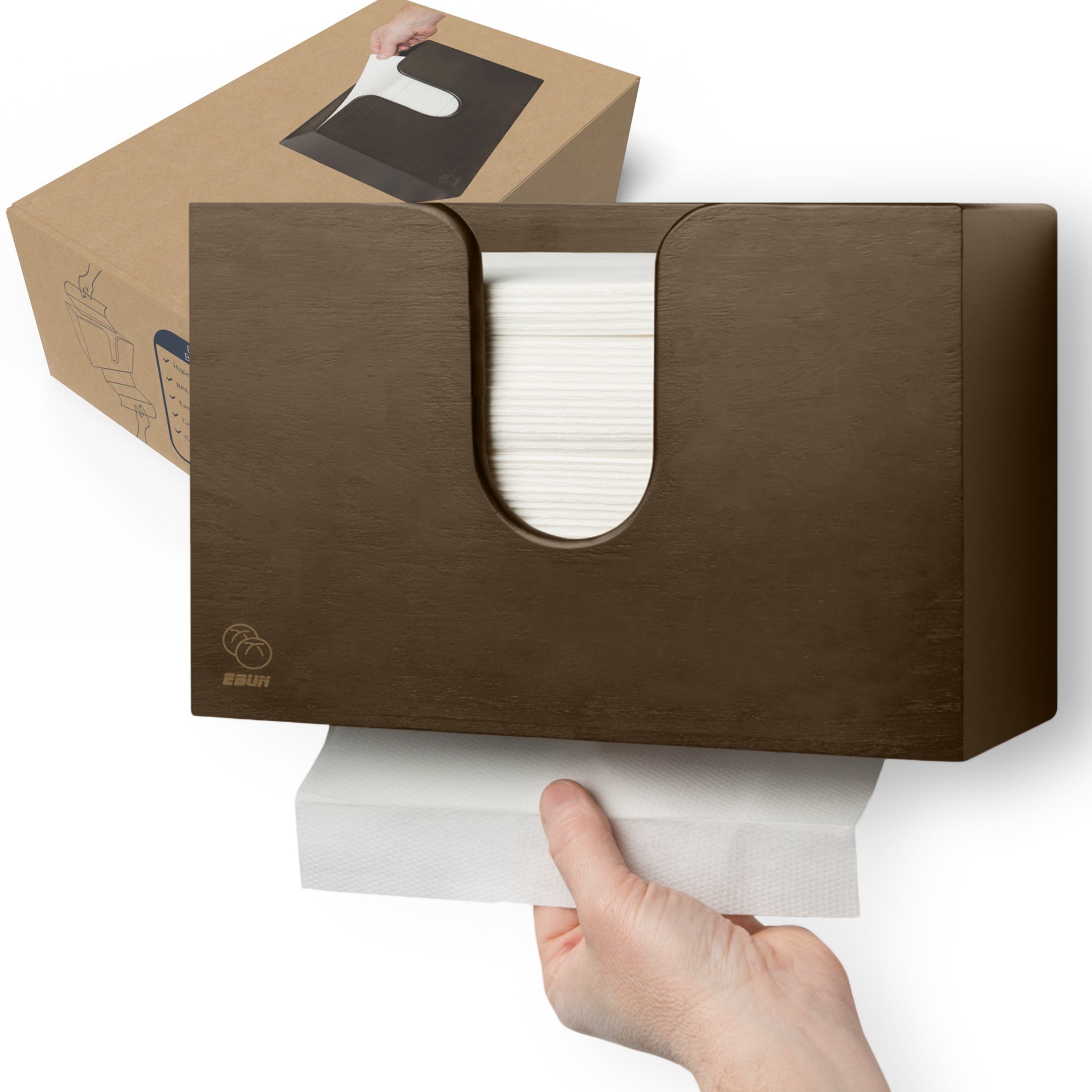 Georgia-Pacific Hygienic Push Paddle Roll Towel Dispenser, Translucent ...