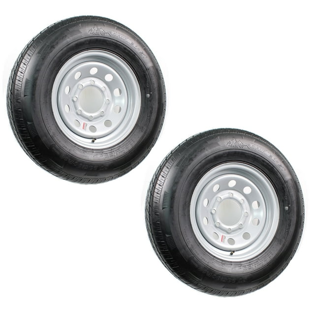 eCustomrim 2-Pack Radial Trailer Tire Rim ST235/80R16 16 Load E 8 Lug ...