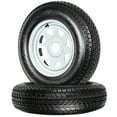 eCustomRim, Trailer Tires, 205/75D15 Load C 5 Lug on 15" White Rim ...