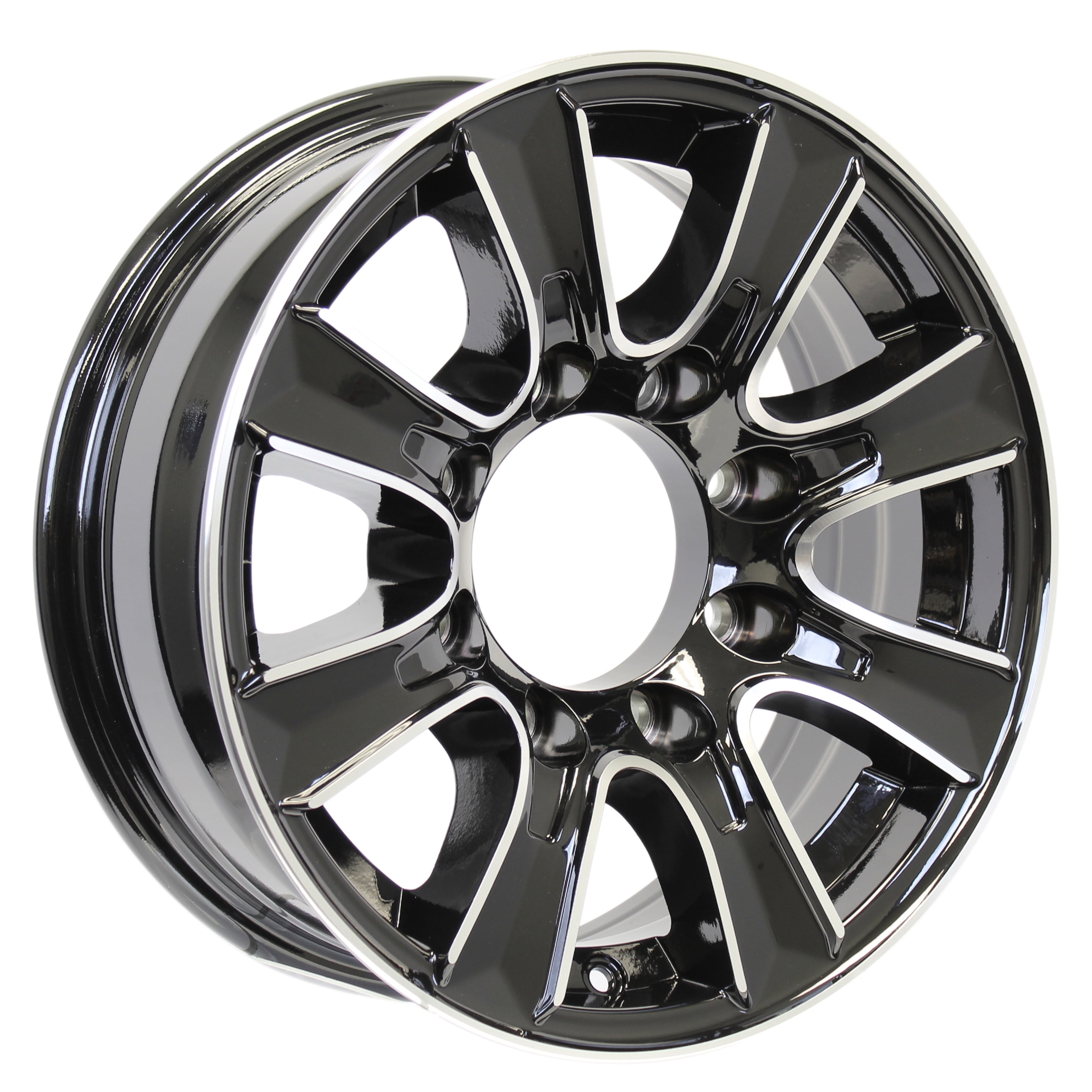 eCustomrim Aluminum Trailer Wheel 16X6 16 Inch Thoroughbred Style 8 Lug ...