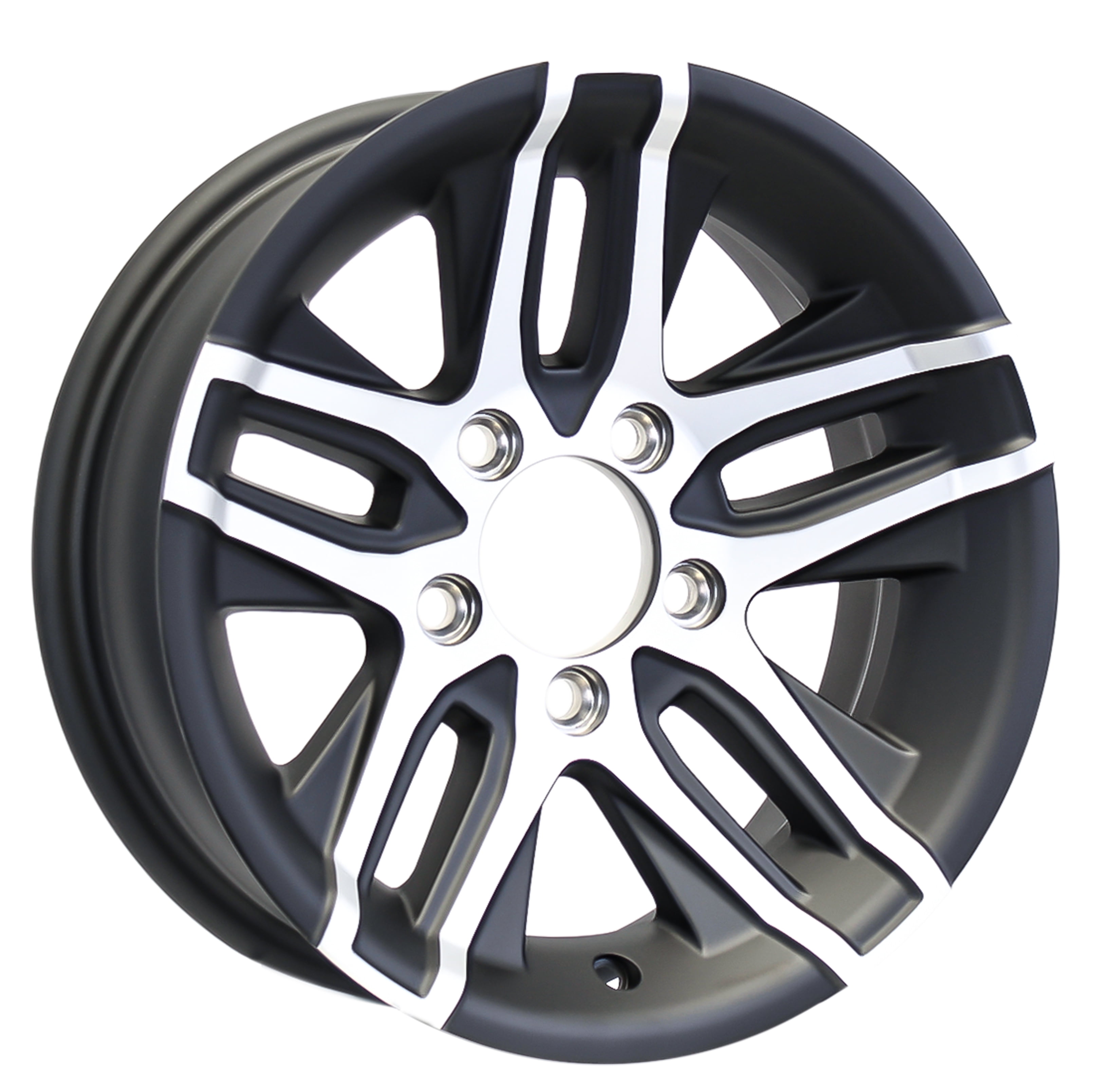 eCustomrim Aluminum Trailer Wheel 13X5 13 Inch Altitude Style 5 Lug On ...