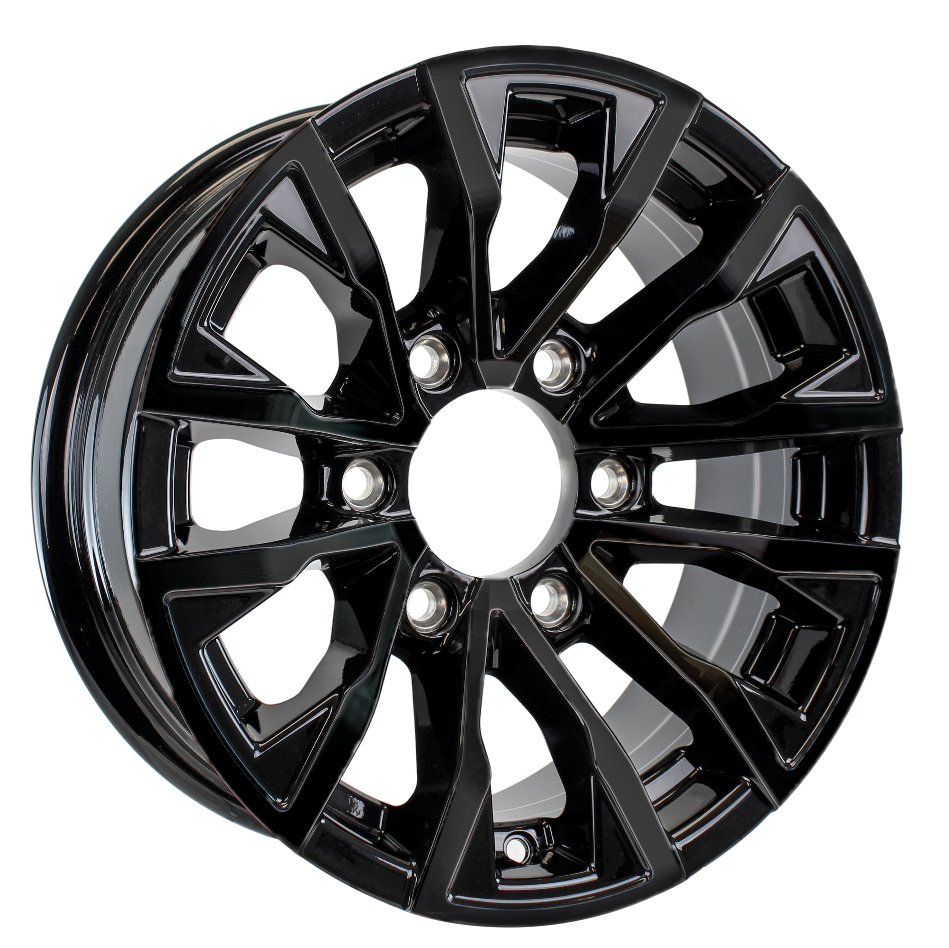 eCustomrim Aluminum Trailer Wheel 15X6 15 Inch Edge Style 6 Lug On 5.5 ...