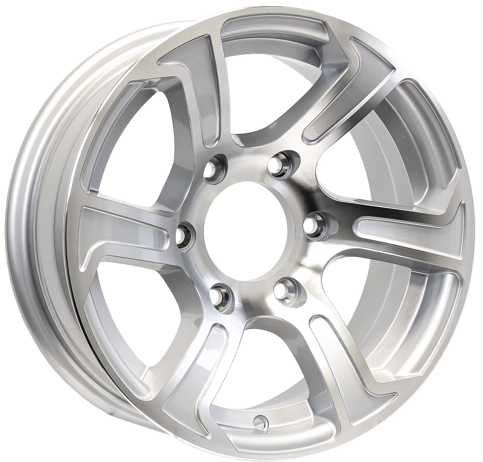 eCustomrim Aluminum Trailer Wheel 15X6 15" 6 Lug 5.5 Center Summit ...
