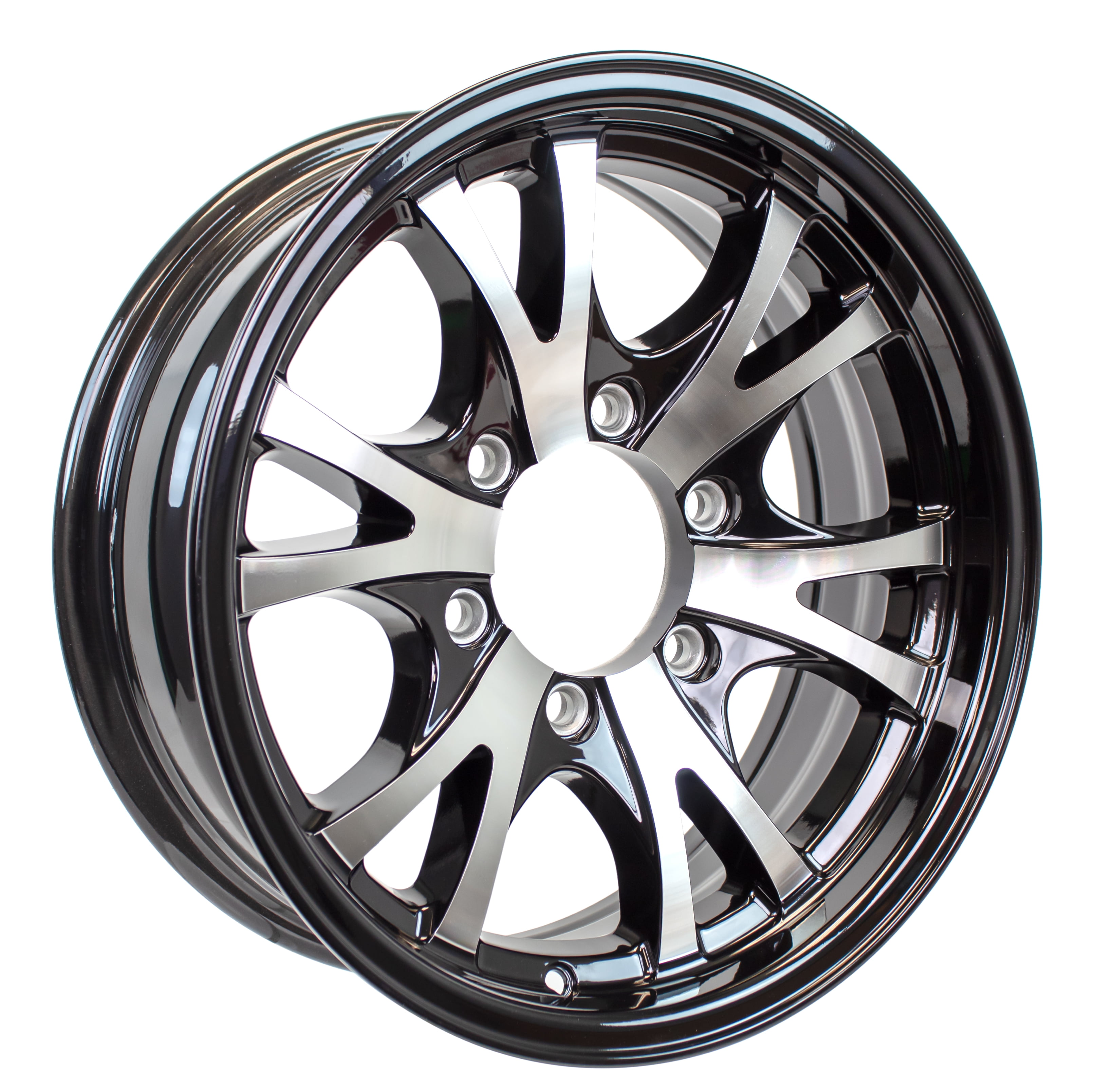 eCustomrim Aluminum Trailer Wheel 16X6 16" Machined Lip Style 6 Lug On ...