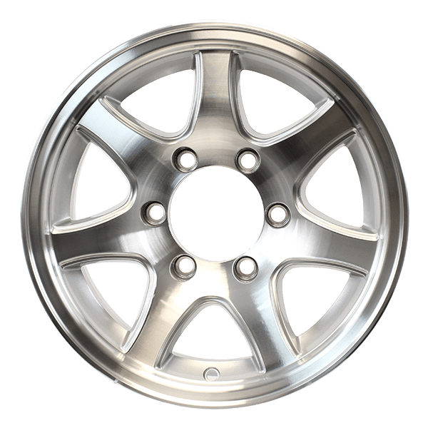eCustomrim Aluminum Trailer Wheel 16X6 16 Inch Viking Style 6 Lug On 5. ...