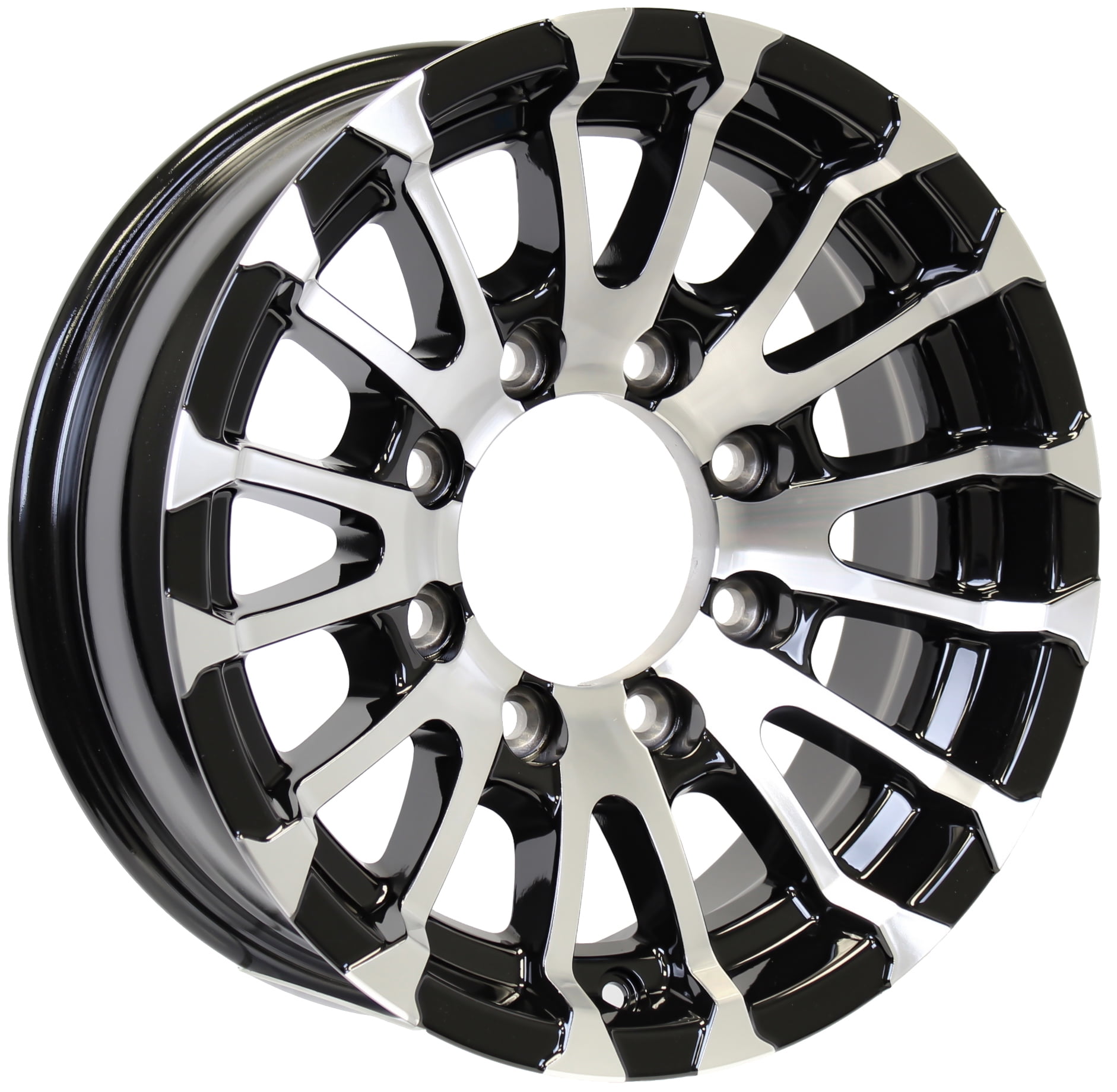 eCustomrim Aluminum Trailer Wheel 16X6 16" 8 Lug 6.5 Center Avalanche ...