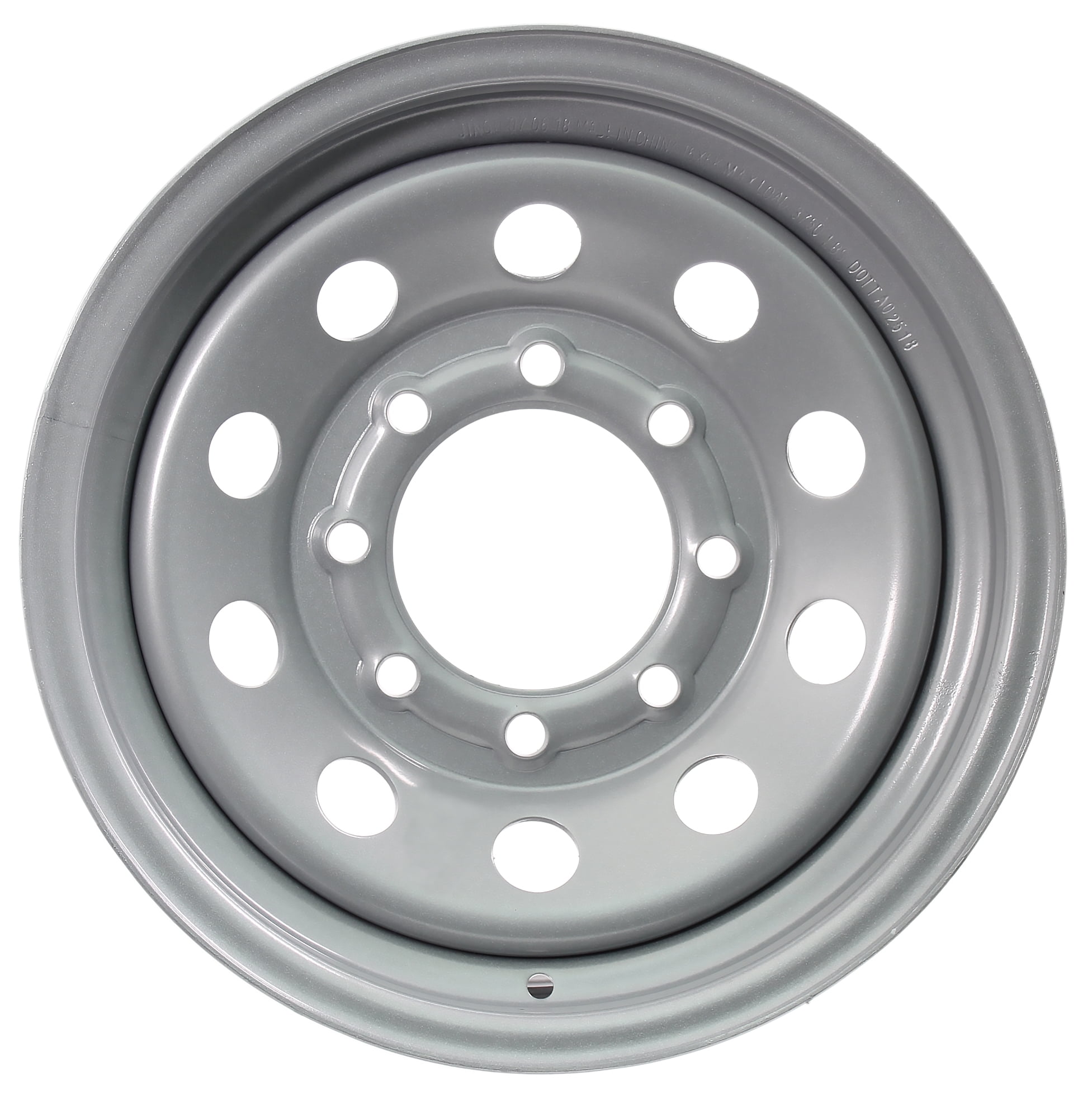 Silver Modular Design Equipment Trailer Rim Wheel 16X6, 8 Hole Bolt Lug ...