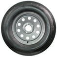 Steel Radial Trailer Tire on Silver Rim ST225/75R15 LRD 5 Lug on 4.5 ...