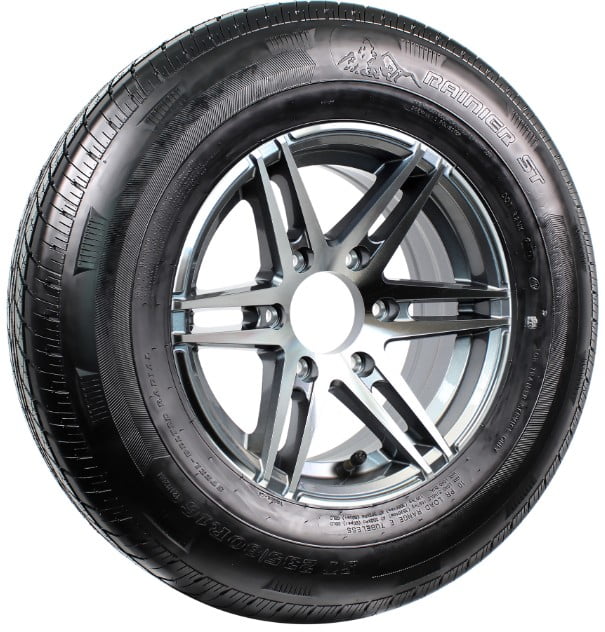 eCustomrim Radial Trailer Tire Rim ST235/80R16 16" LRE 6 Lug Aluminum ...
