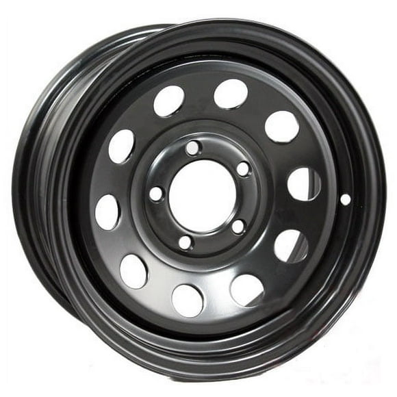 Shop 14-Inch Black & Silver Trailer Rims - 5-Lug Compatibility