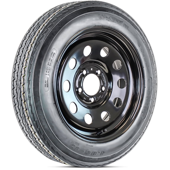 eCustomrim Trailer Tire Rim 4.80-12 480-12 4.80 x 12 12 in. Load B 5 ...