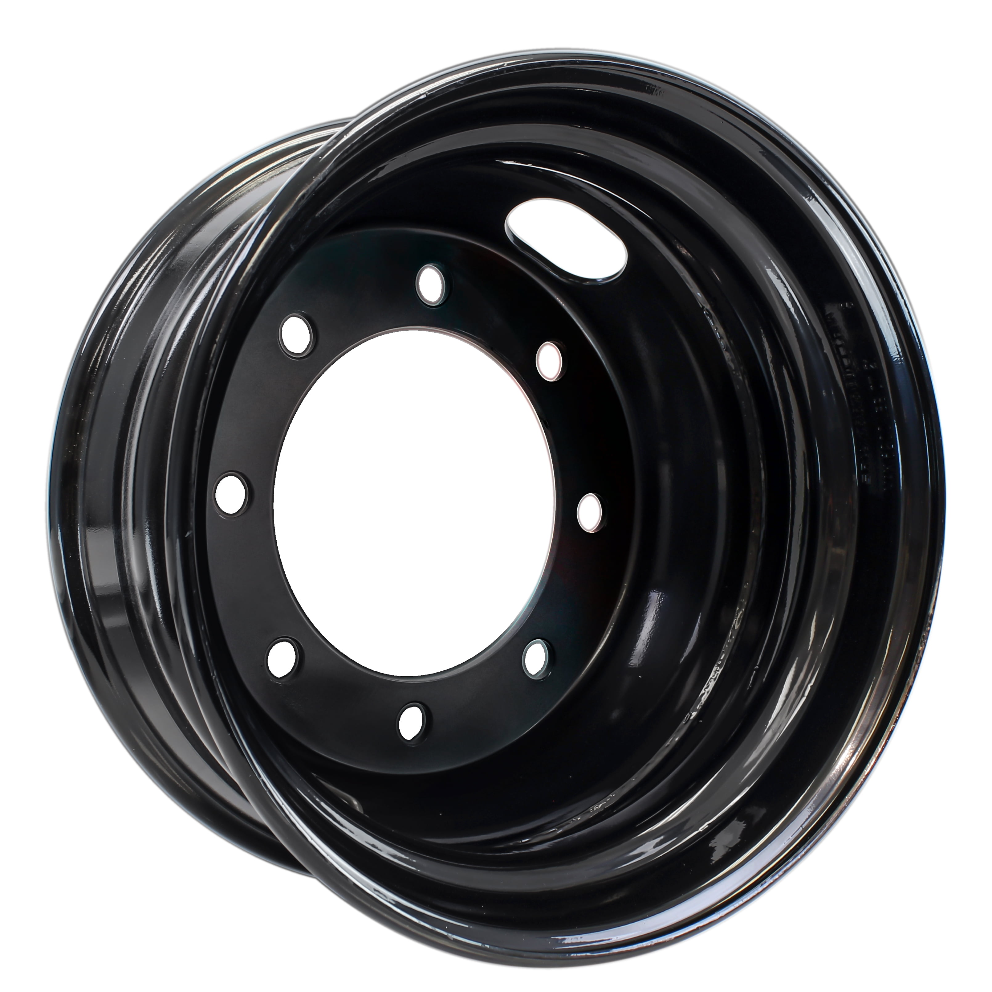 Trailer Wheel 17.5" 17.5X6.75 Hub Centric 8 Lug 275mm Center Black Dual Dually Rim - Walmart.com