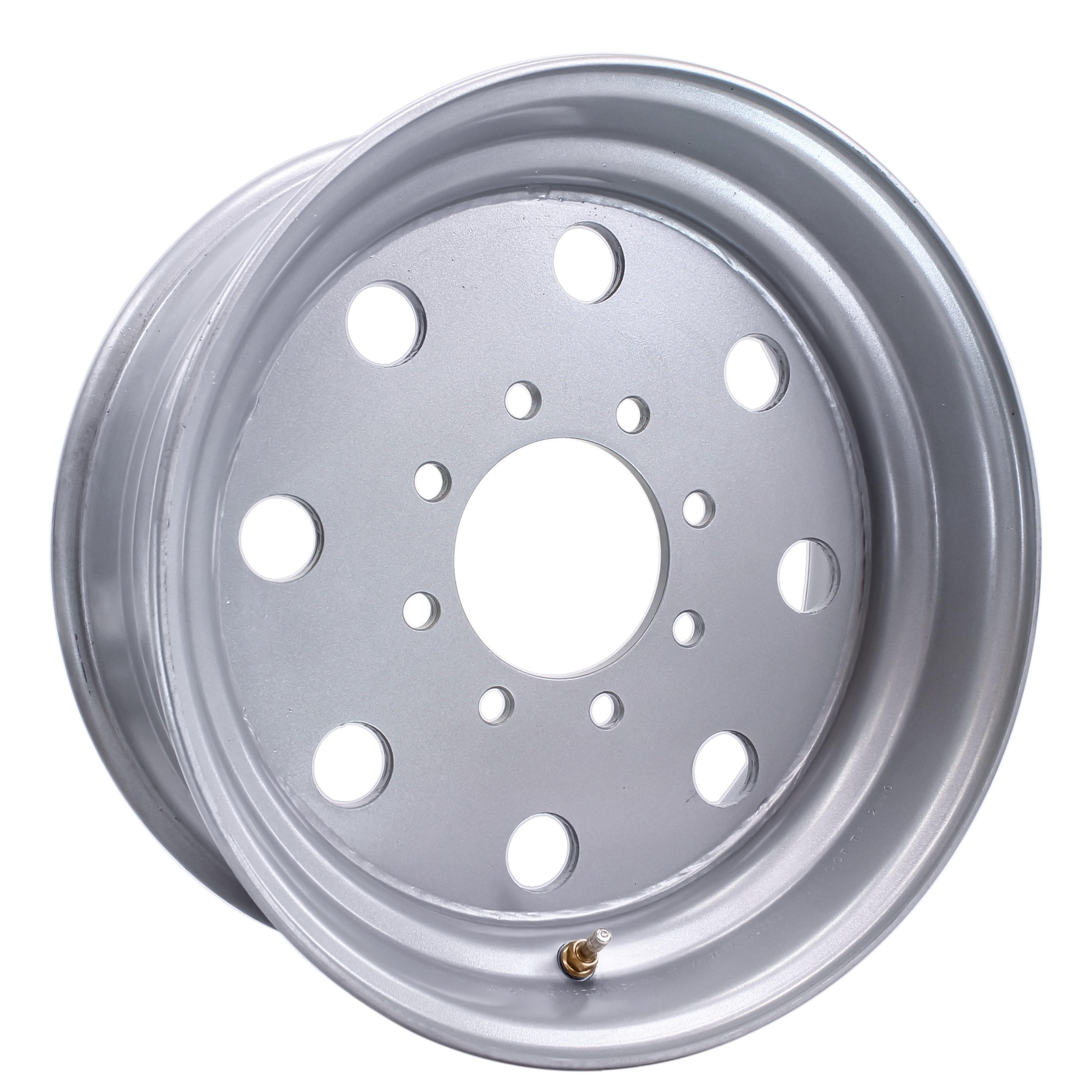 Trailer Wheel 17.5" 17.5X6.75 Hub Centric 8 Lug On 6.5 Center Silver ...