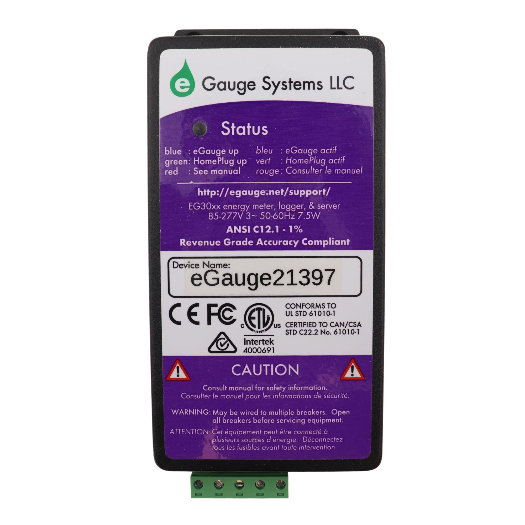 eGauge Systems EG3010 Renewable Engery Data Logger/Meter Module ...