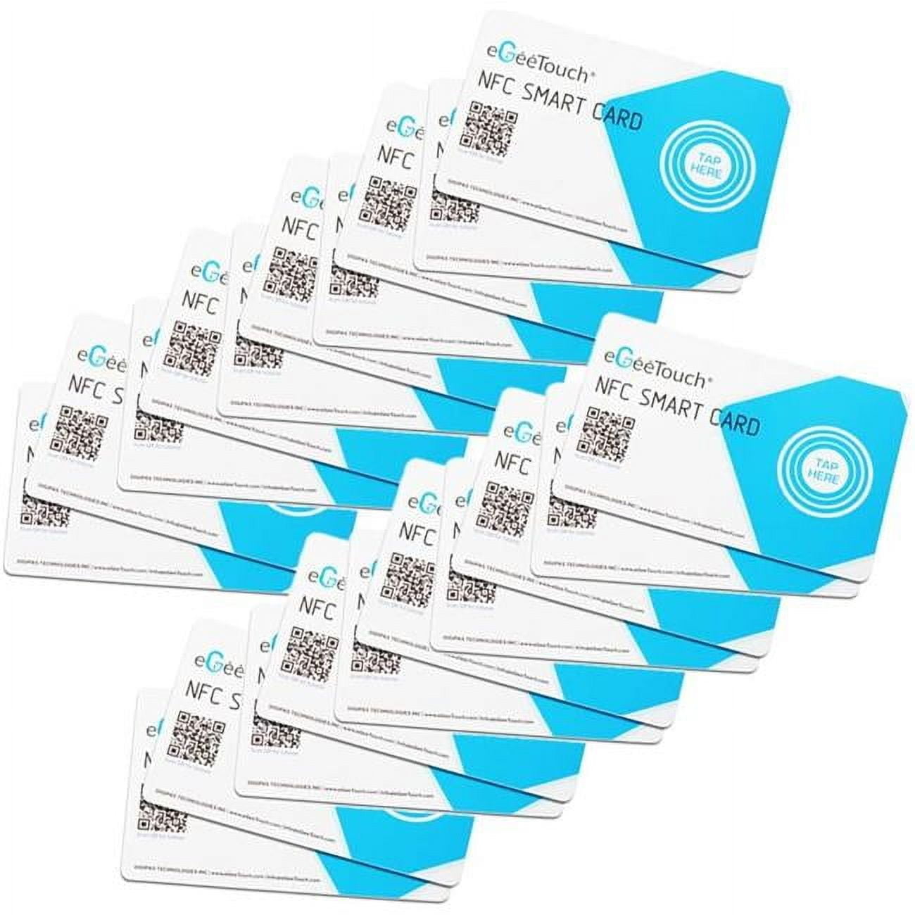 eGeeTouch 5-NFC-2020SC Smart NFC Card for All Smart Locks - Pack of 20 ...