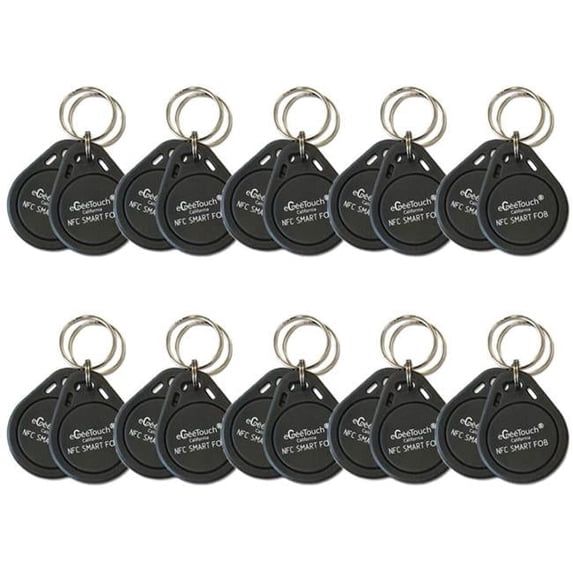 eGeeTouch 5-NFC-2020SF Smart NFC Key Fob for All Smart Locks - Pack of ...