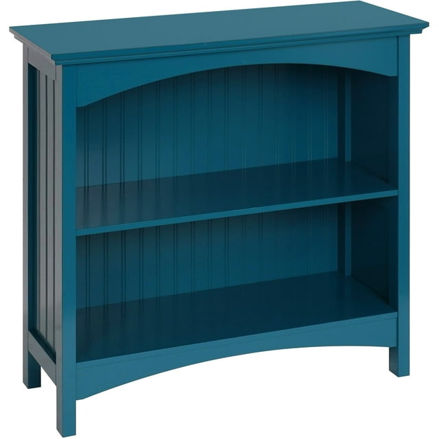 eHemco 2 Tier Bookcase with 2 Arched Supports, 29 Inches, Blue - Walmart.com