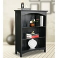 eHemco 3 Tier Bookshelves Stand, Storage Shelf Bookcase with 2 Arched ...