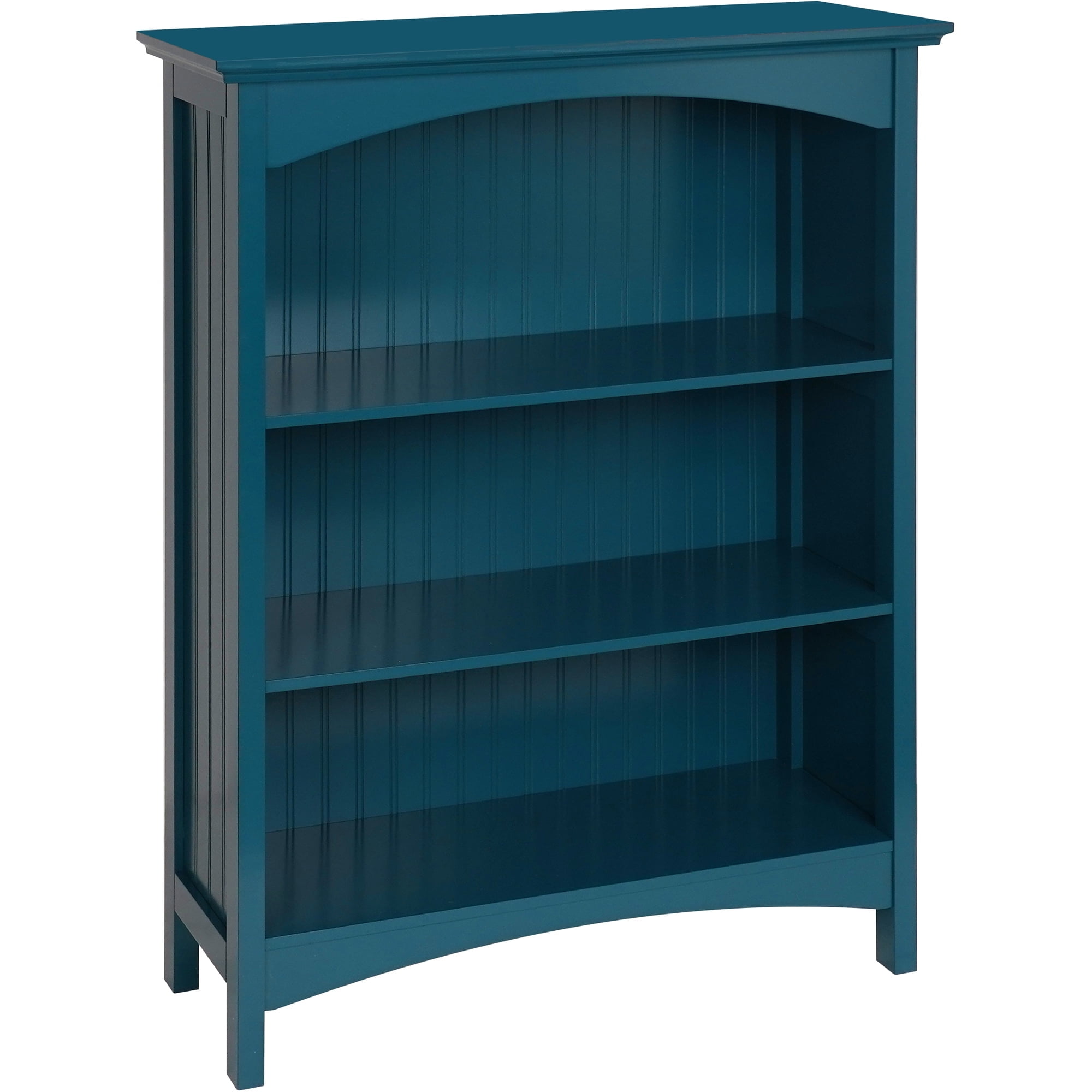 eHemco 3 Tier Storage Shelf Bookcase with 2 Arched Supports, 40 Inches ...