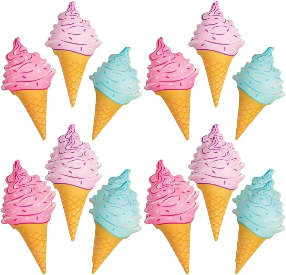 eIsland Novelty 36 Inch Inflatable Ice Cream Cones, Three per Order. No ...