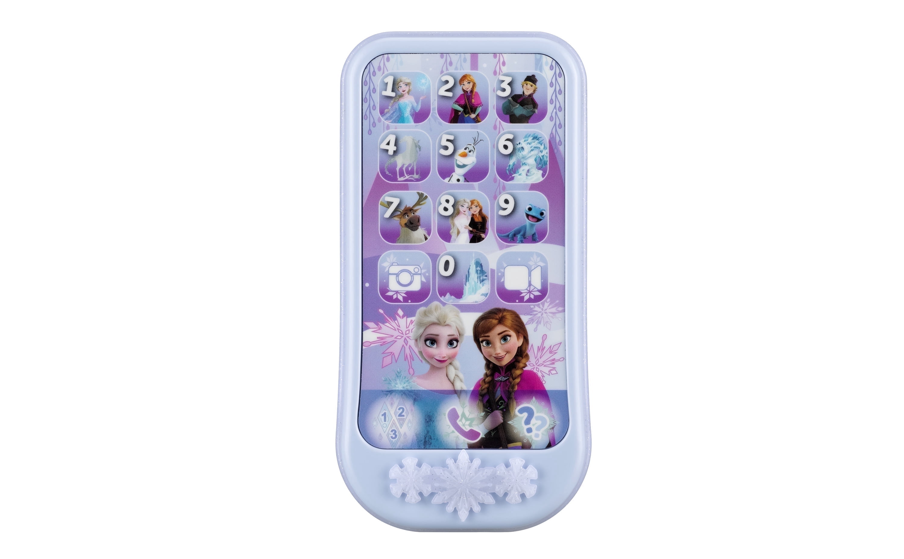 eKids Disney Frozen Toy Phone for Kids, Toddler Toy with Preschool ...