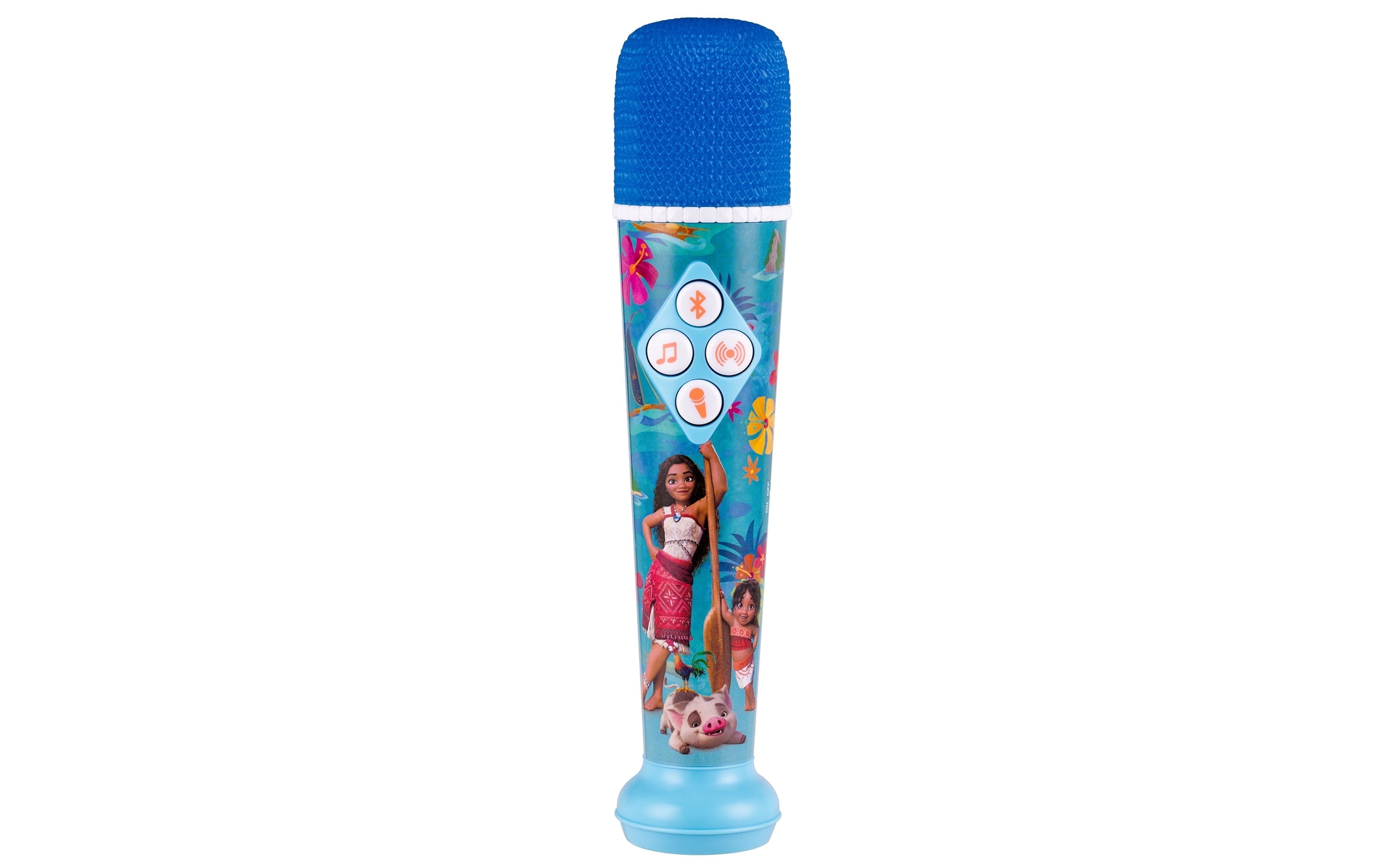 eKids Disney Moana 2 Karaoke Microphone for Kids, Bluetooth Microphone ...