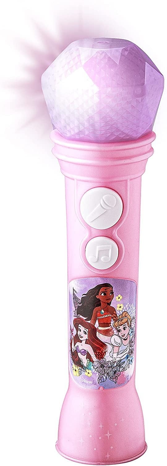 eKids Disney Princess Microphone for Kids Ages 3+, Singing Toy with ...