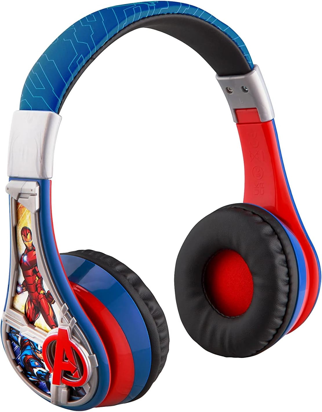eKids Marvel Avengers Kids Bluetooth Headphones, Wireless Headphones ...
