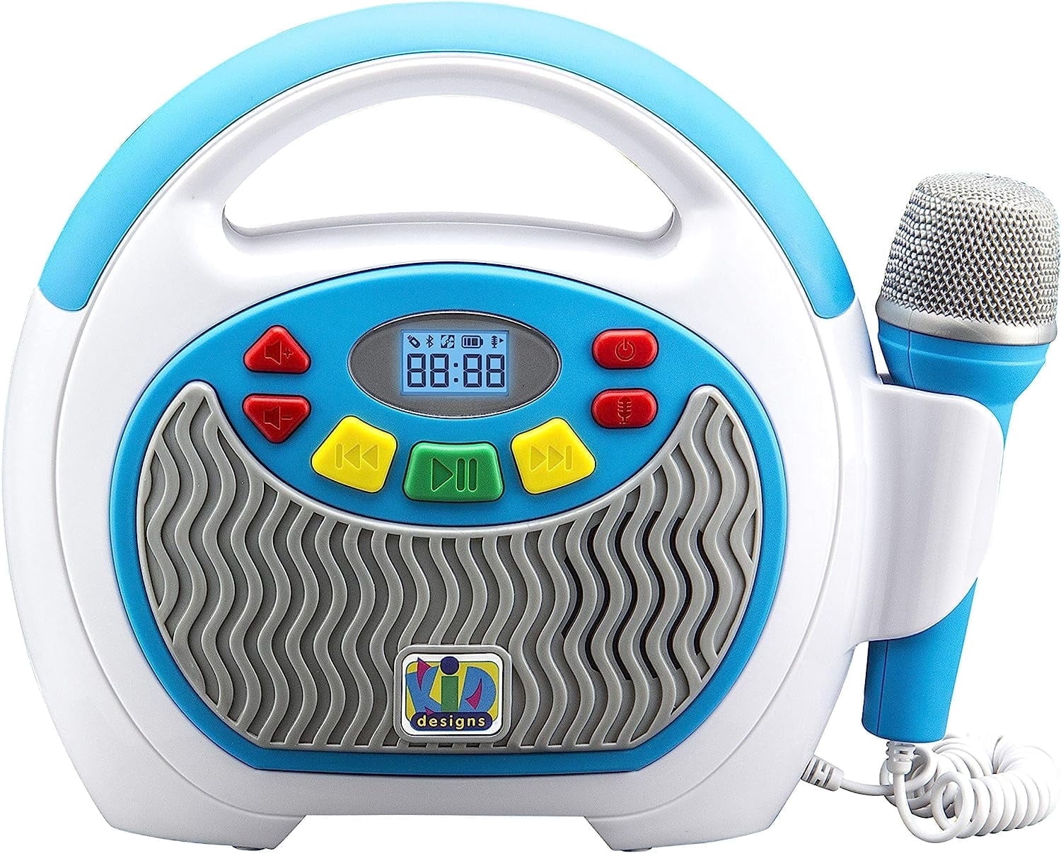 eKids Mother Goose Club Bluetooth Karaoke Machine with Built-in Songs ...