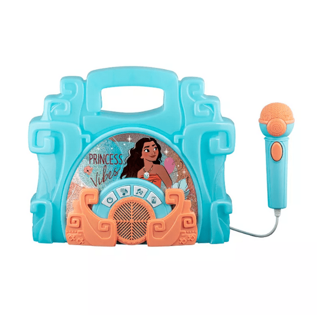 eKids Princess Moana Karaoke Microphone and Boombox for Kids - Multi ...