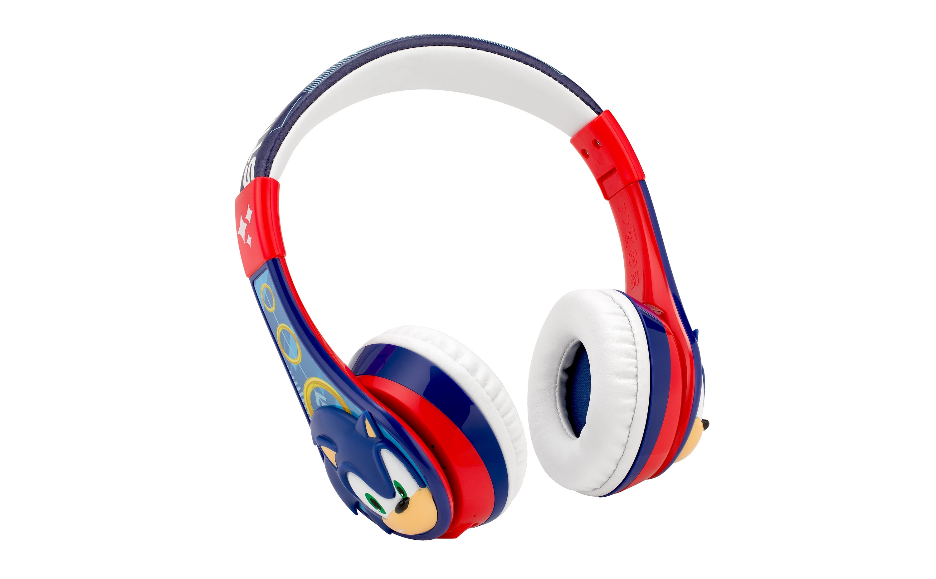 eKids Sonic The Hedgehog Bluetooth Headphones for Kids, Wireless ...